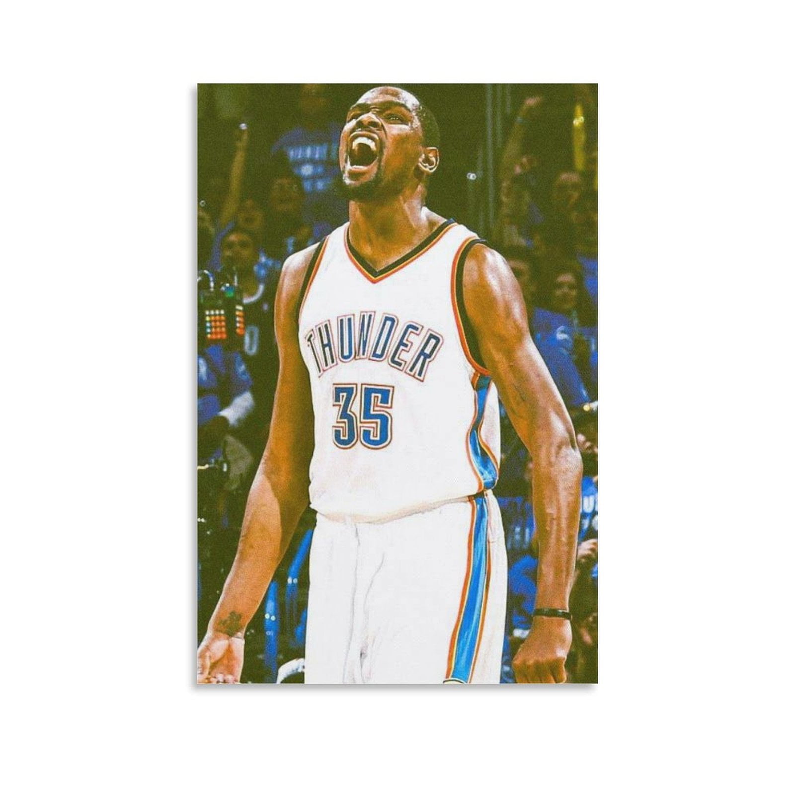 Kevin Durant Basketball Player Poster (51) Picture Print Canvas Poster ...