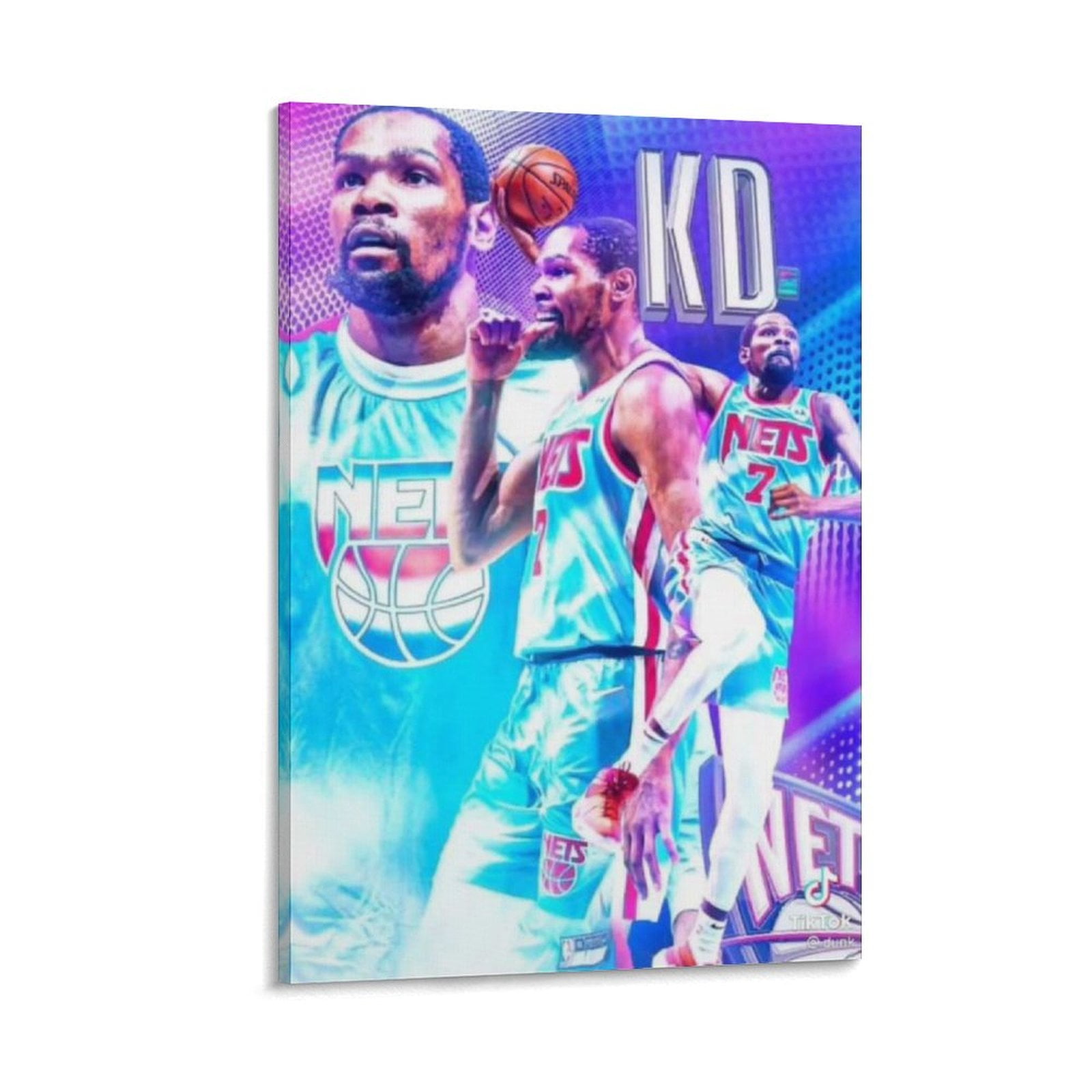 Kevin Durant Basketball Player Poster (58) Picture Print Canvas Poster ...