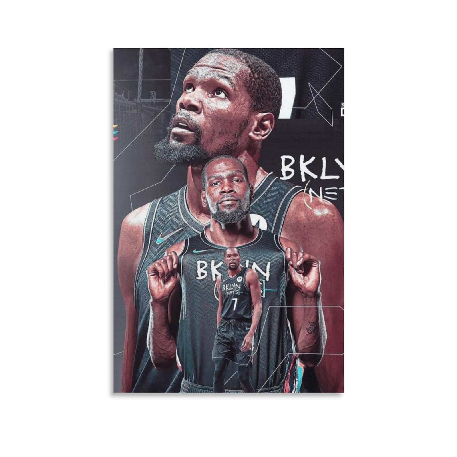 Kevin Durant Basketball Player Poster (66) Artworks Picture Print ...