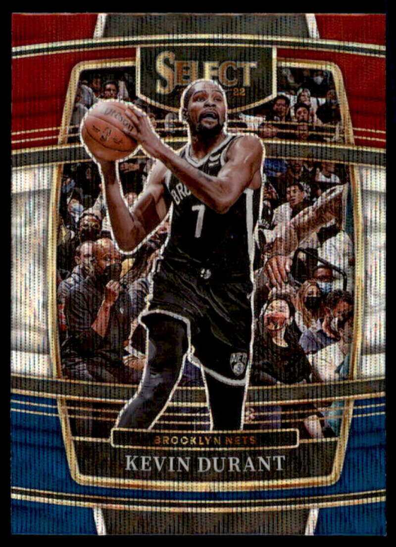 Kevin Durant Card 2021-22 Select Prizms Tri-Color #50 - Walmart.com