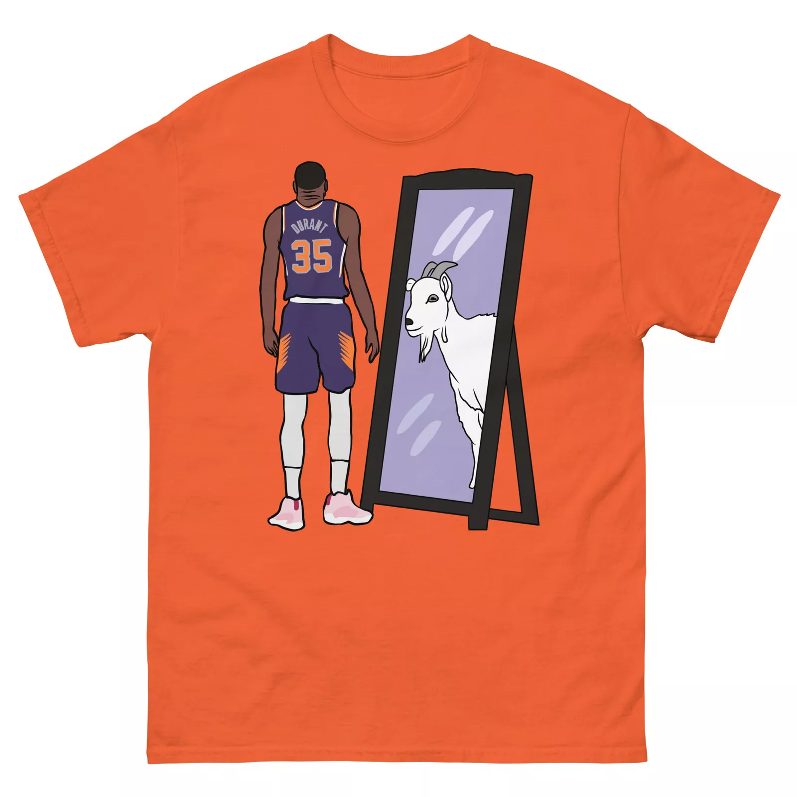 Kevin Durant Mirror GOAT Pheonix T-Shirt - Walmart.com