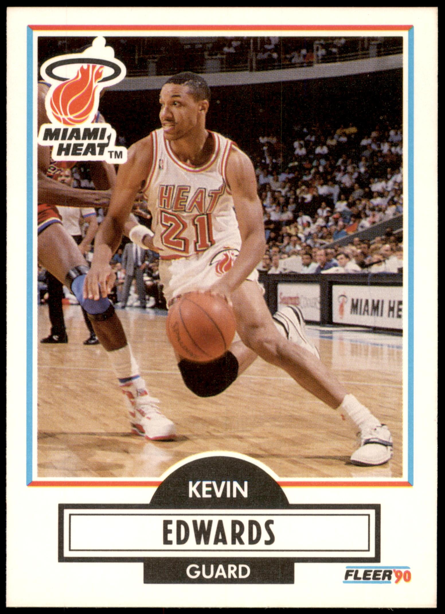 Kevin Edwards #99a 1990-91 Fleer - Walmart.com