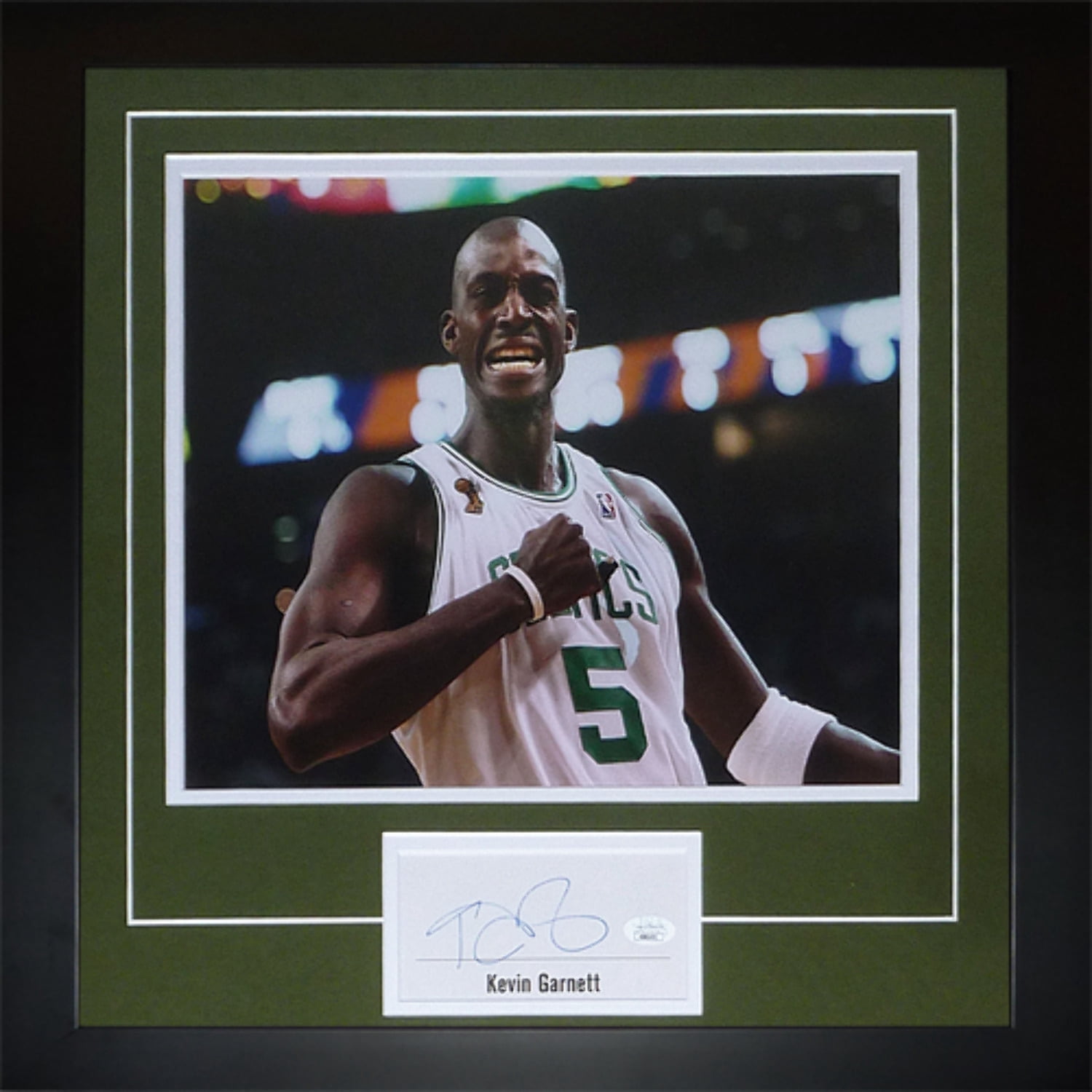 Kevin Garnett Autographed Boston Celtics (NBA Finals) 11x14 Photo ...