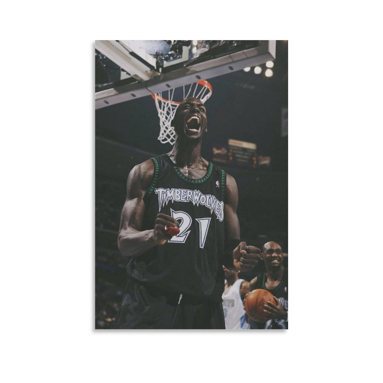 Kevin Garnett Canvas Poster Painting On Canvas Wall Art Poster Scroll ...