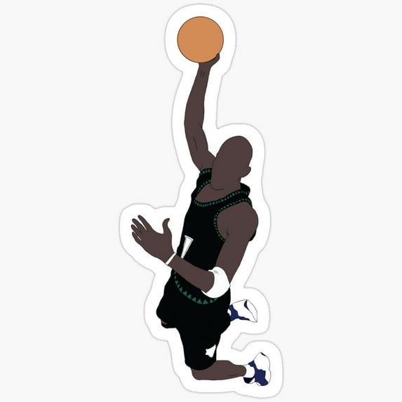Kevin Garnett Slam Dunk Sticker Phone Decal Water Bottle Stickers Car ...