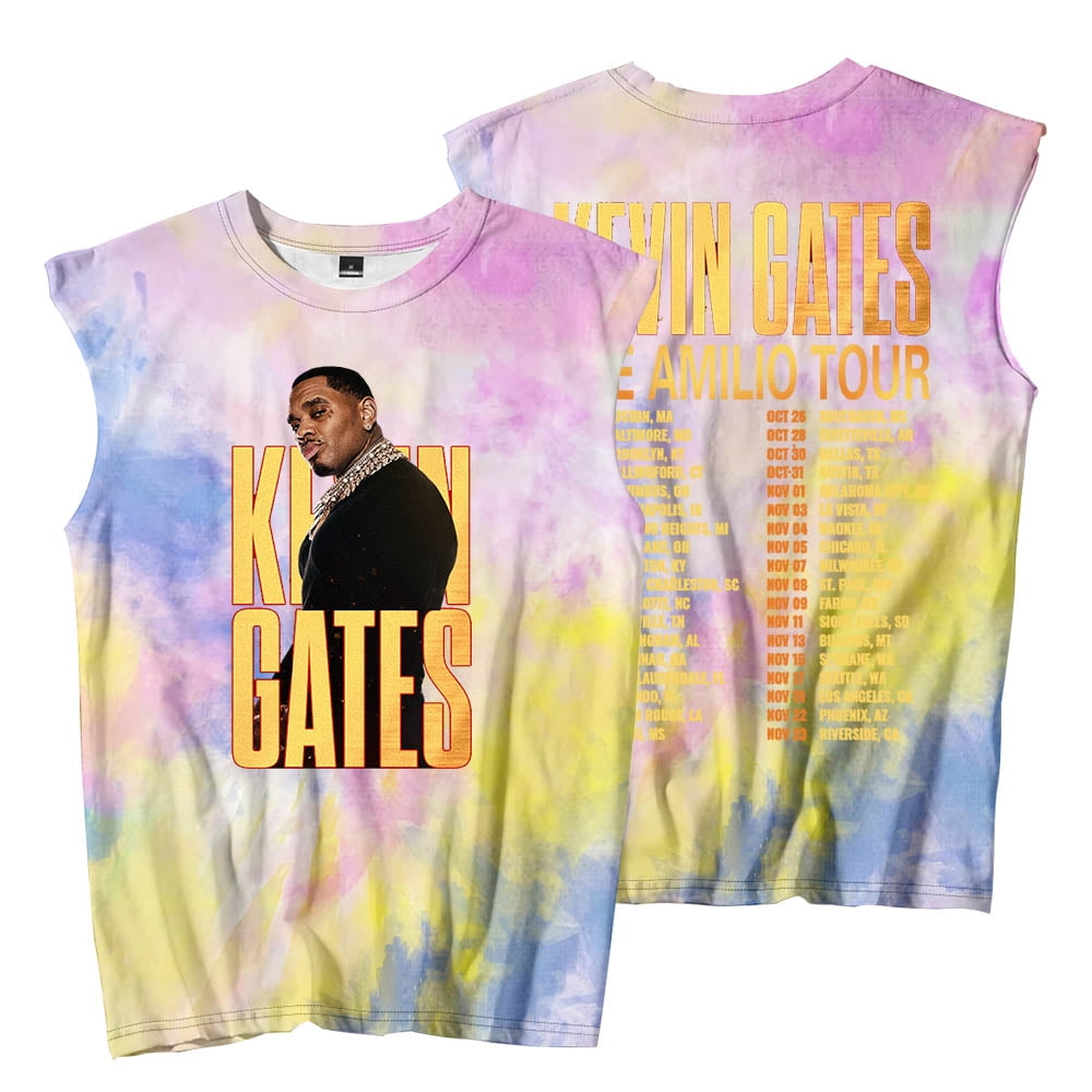 Kevin Gates Amilio Tour 2025 Merch Sleeveless T-Shirts Women Men ...