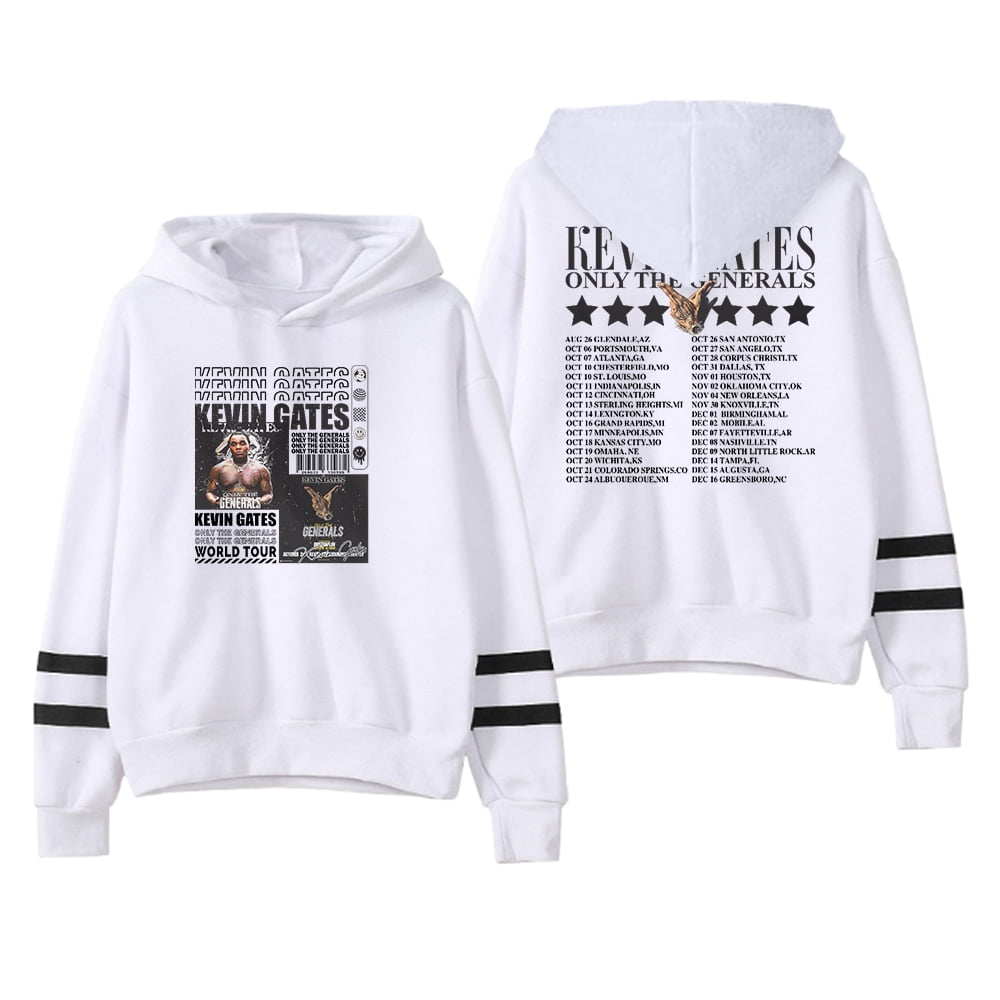Kevin Gates Hoodie Only The Generals Tour Merch Women Men Pocketless ...
