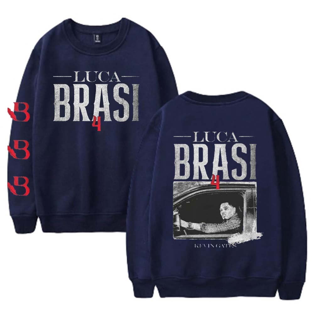 Kevin Gates Luca Brasi 4 Merch Sweatshirt Women Men Casual Crewneck ...