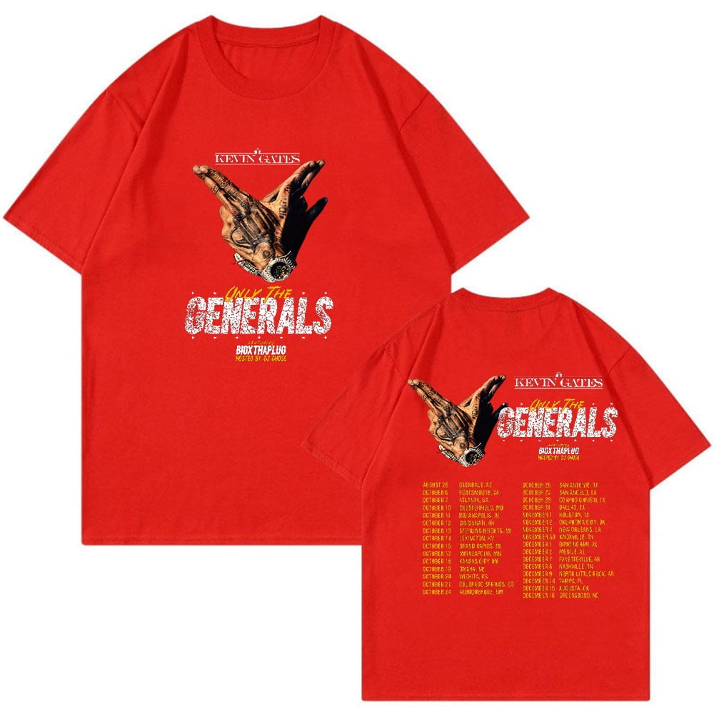 Kevin Gates Merch Only The Generals T-shirt 2023 Tour Crewneck ...