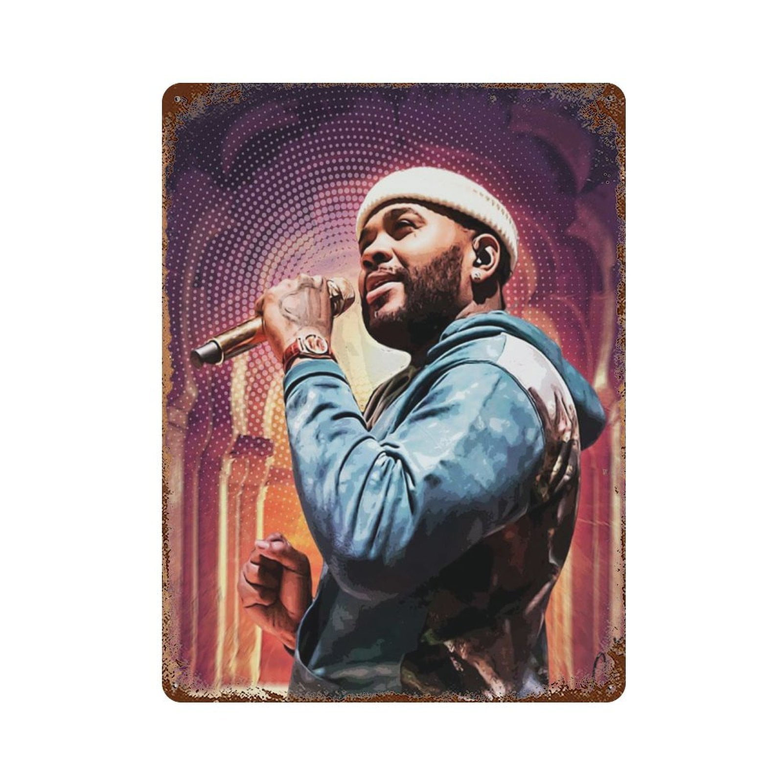 Kevin Gates Metal Tin Tin Metal Decorative Wall Paintings - Vintage ...