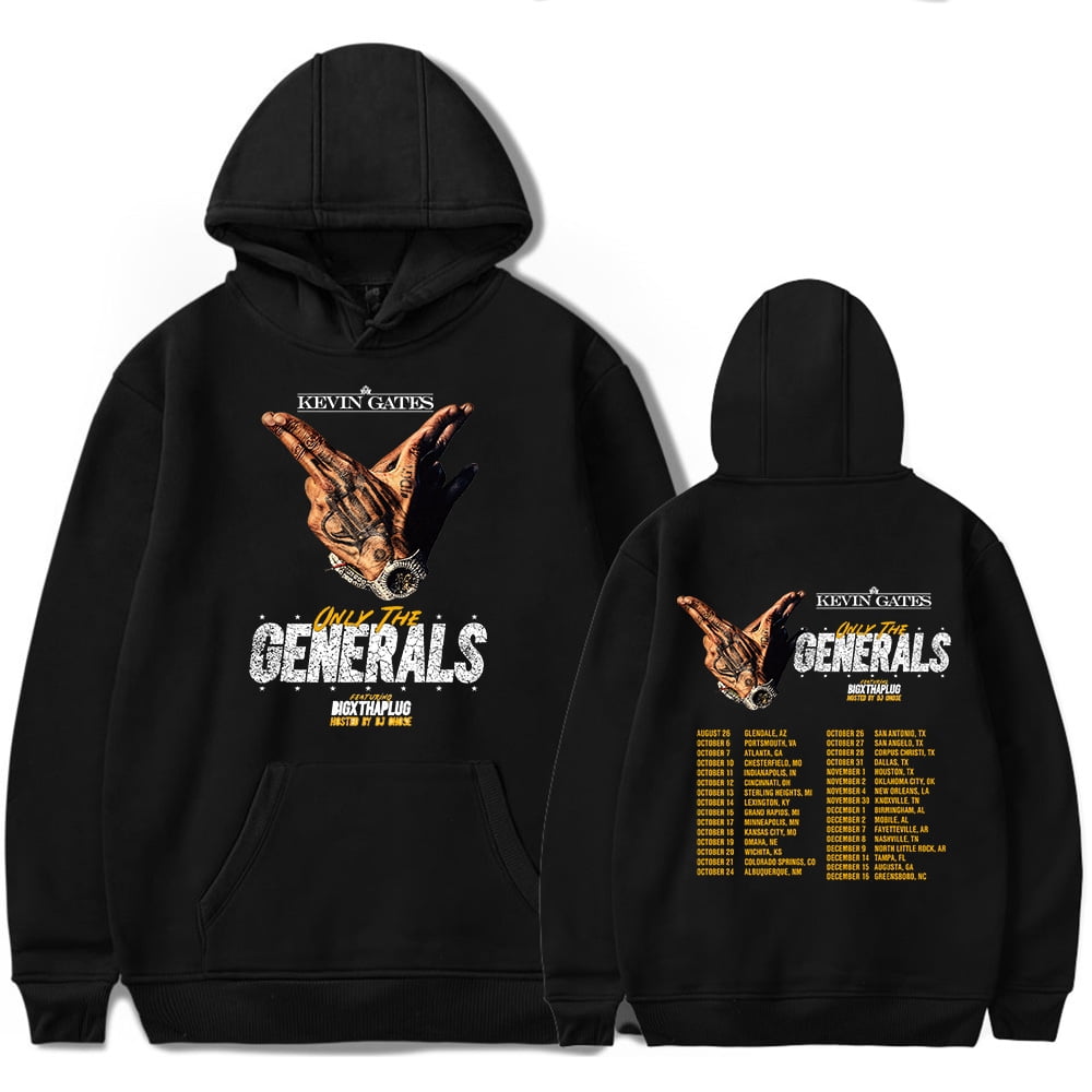 Kevin Gates Only The Generals Tour 2023 Concert Hoodies Merch ...