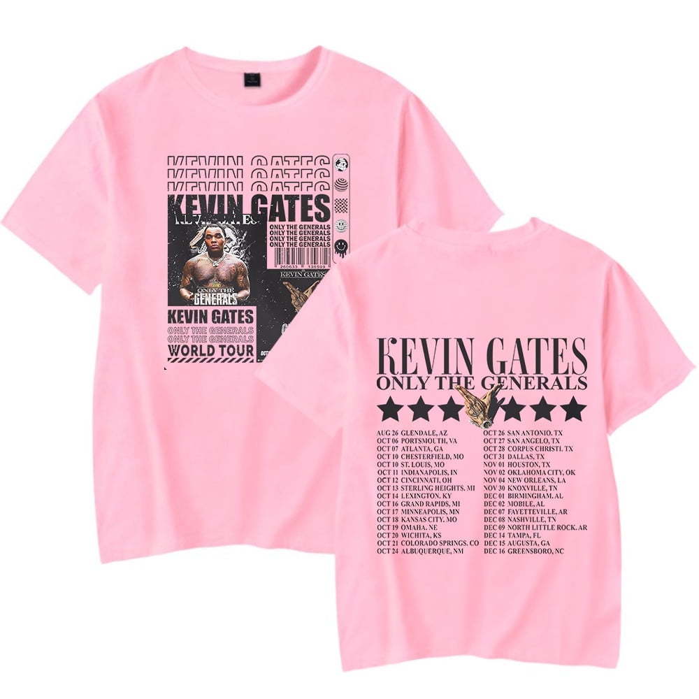 Kevin Gates Only The Generals Tour 2023 Merch Unisex Short Sleeve ...