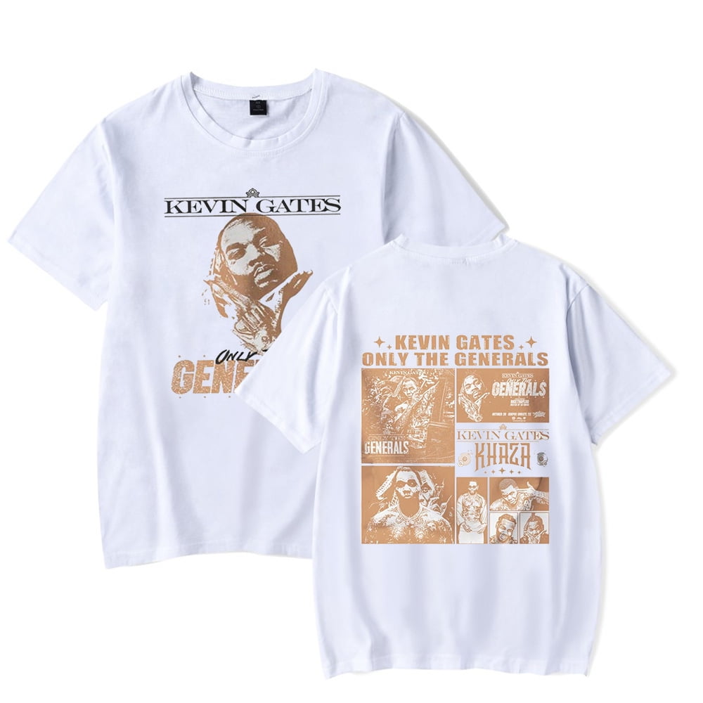 Kevin Gates Only The Generals Tour Merch T-shirt Short Sleeve Women Men ...