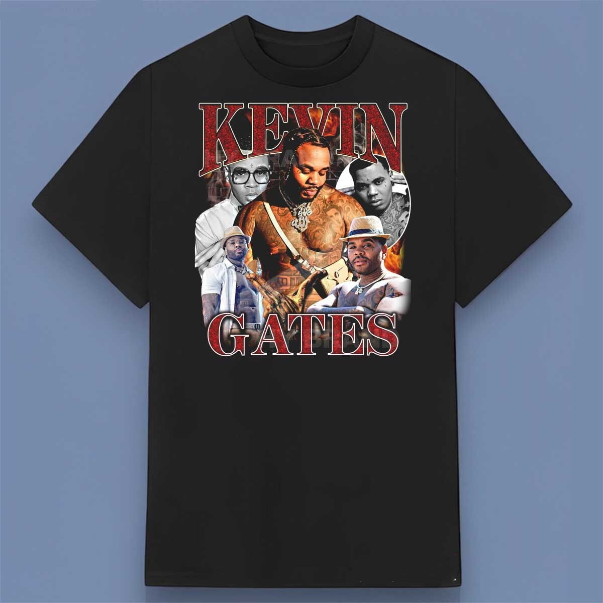 Kevin Gates Rapper T-Shirt For Fans Gift All Size S-3XL - Walmart.com