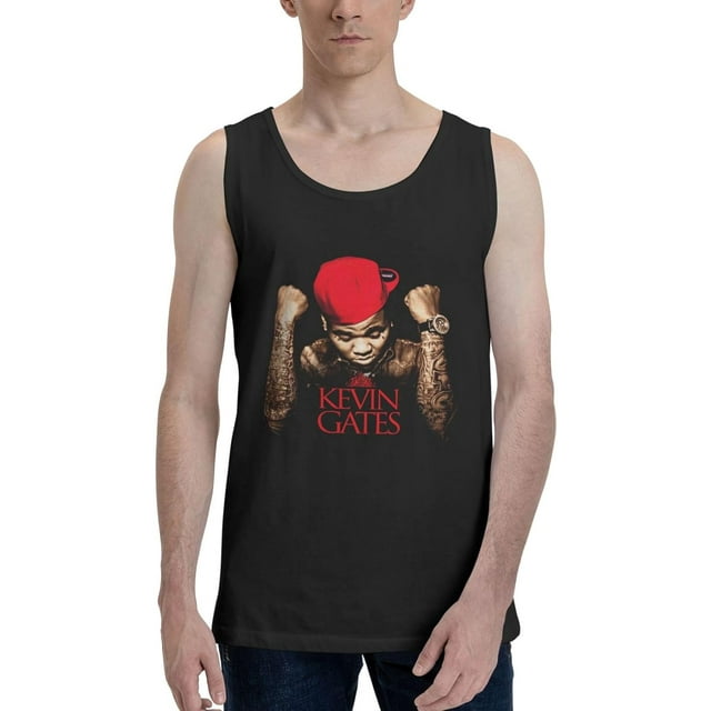 Kevin Gates Tank Top Men's T-Shirts,Sleeveless Short, Comfy Tee ...