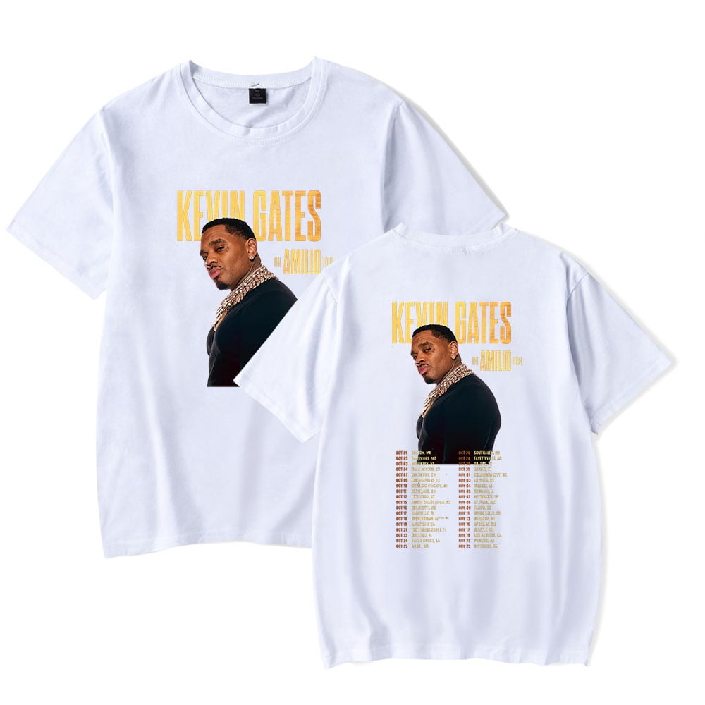 Kevin Gates The Amilio Tour T-Shirts Merch Women Clothes Trend Casual ...