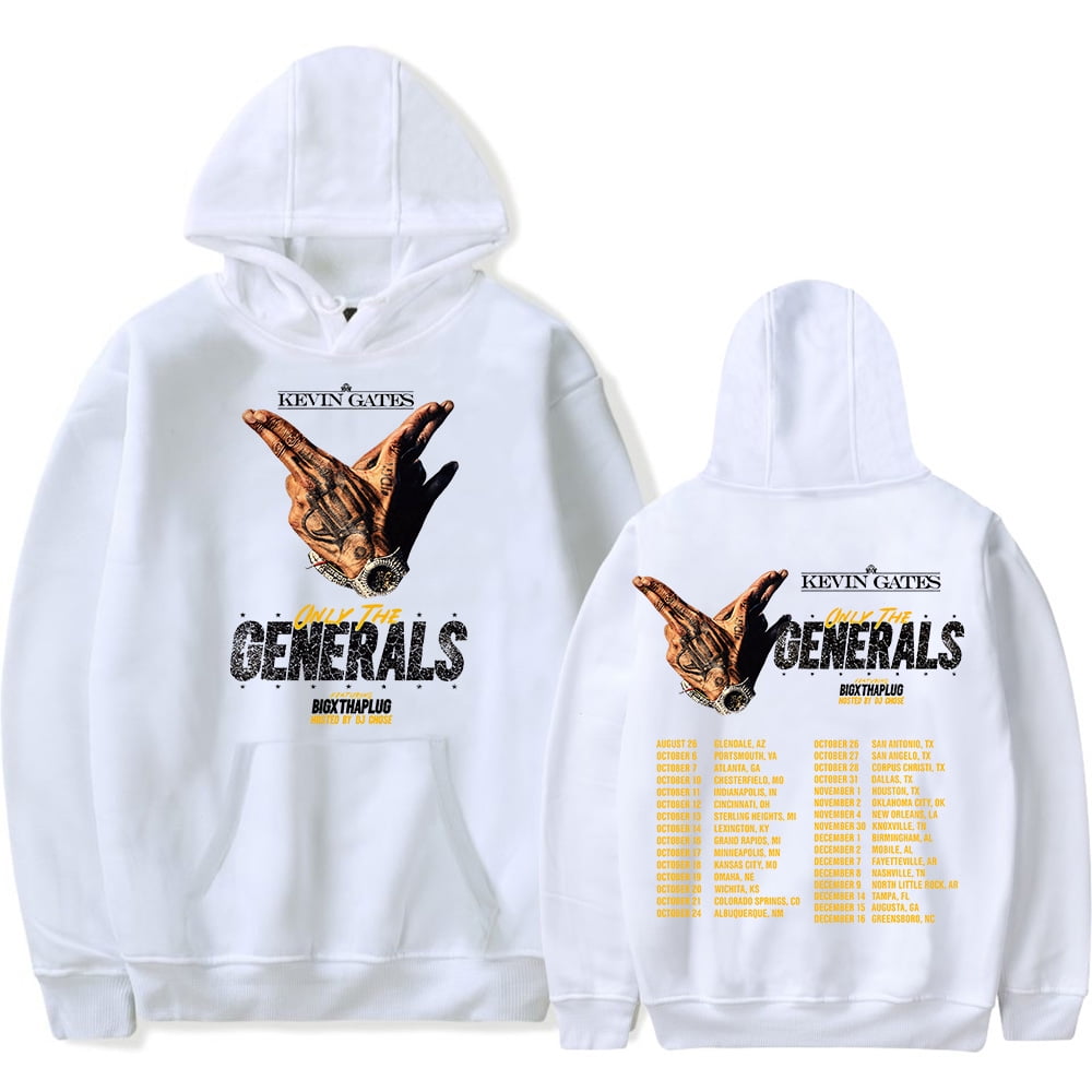 Kevin Gates The Generals Tour Merch Hoodie Sweatshirt New Logo Women ...