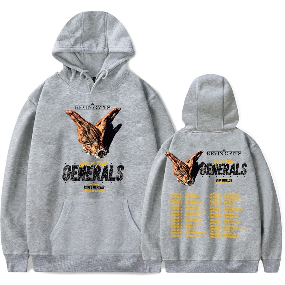 Kevin Gates The Generals Tour Merch Hoodie Sweatshirt New Logo Women ...