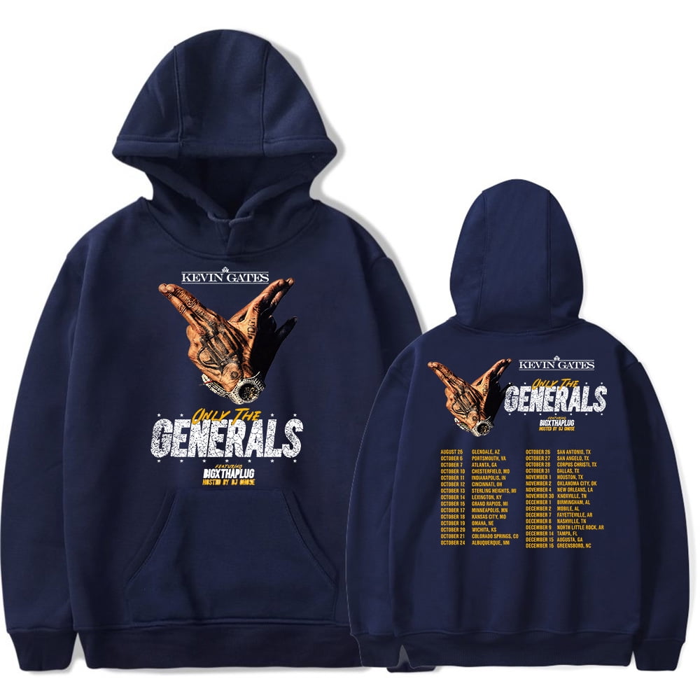 Kevin Gates The Generals Tour Merch Hoodie Sweatshirt New Logo Women ...