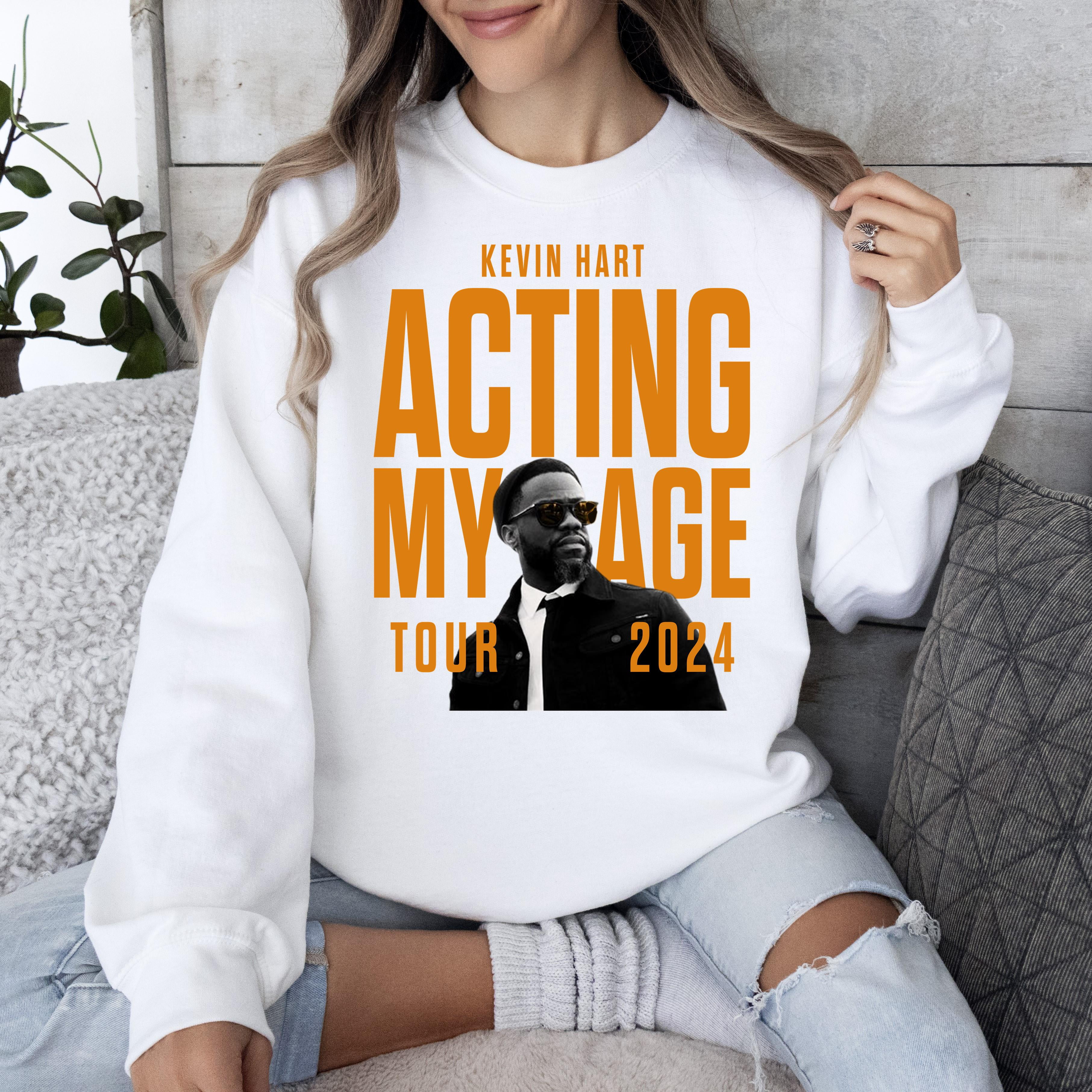 Kevin Hart Act My Age Tour 2024 Shirt, Kevin Hart 2024 Concert Shirt ...