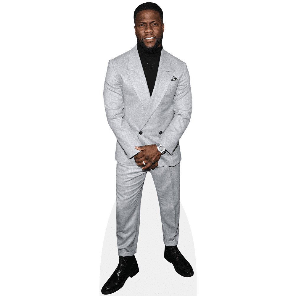 Kevin Hart (Grey Suit) Mini Cardboard Cutout Standee - Walmart.com