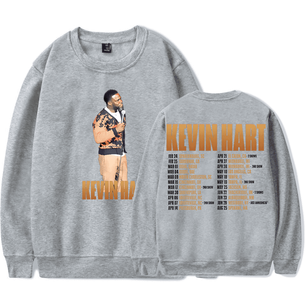 Kevin Hart Merch Sweatshirt Acting My Age Tour 2024 Hoodies Long Sleeve ...
