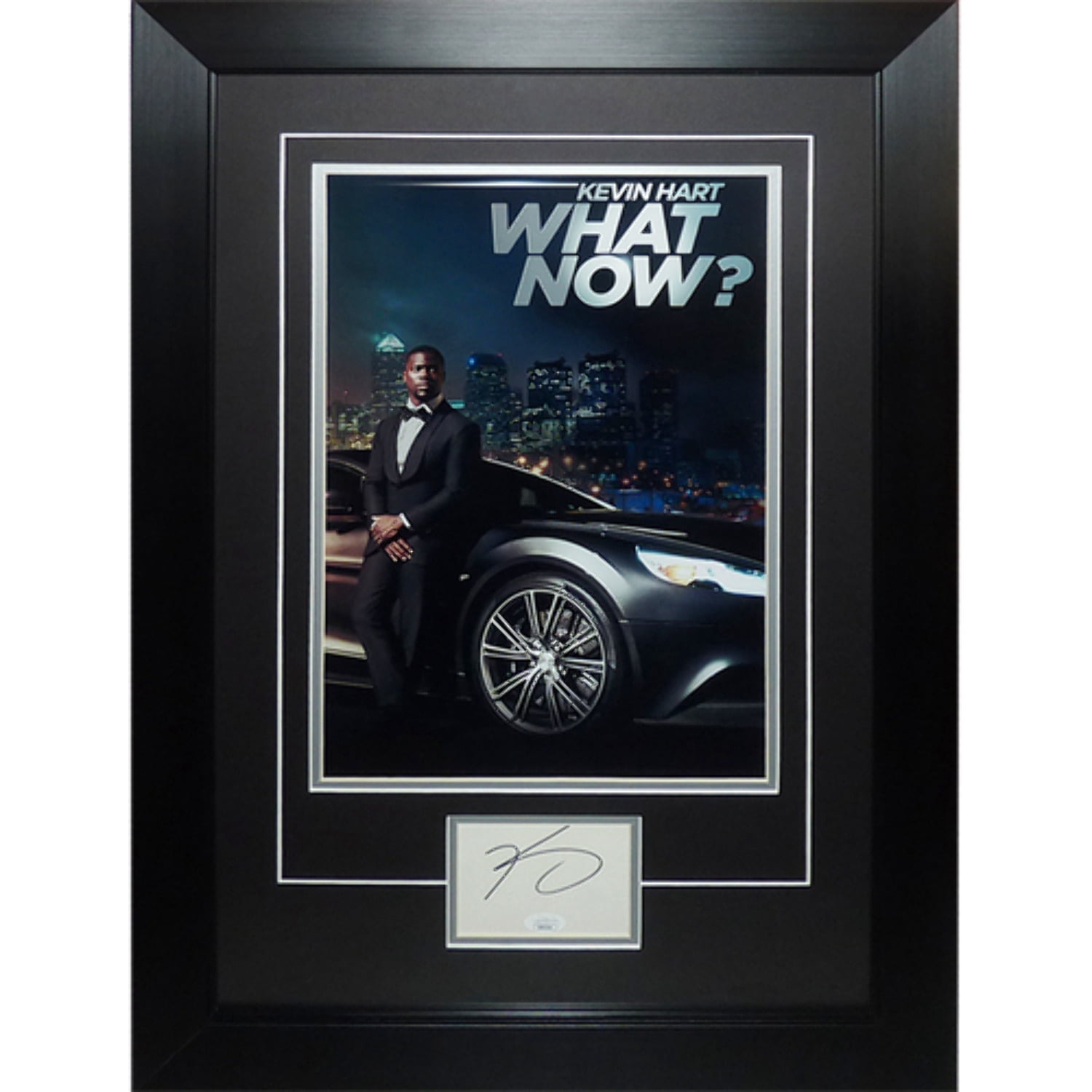 Kevin Hart What Now 11x17 Poster Deluxe Framed with Autograph - JSA ...