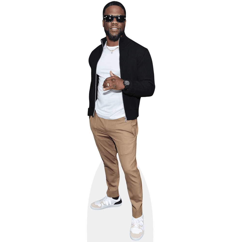 Kevin Hart (White Tshirt) Mini Cardboard Cutout Standee - Walmart.com