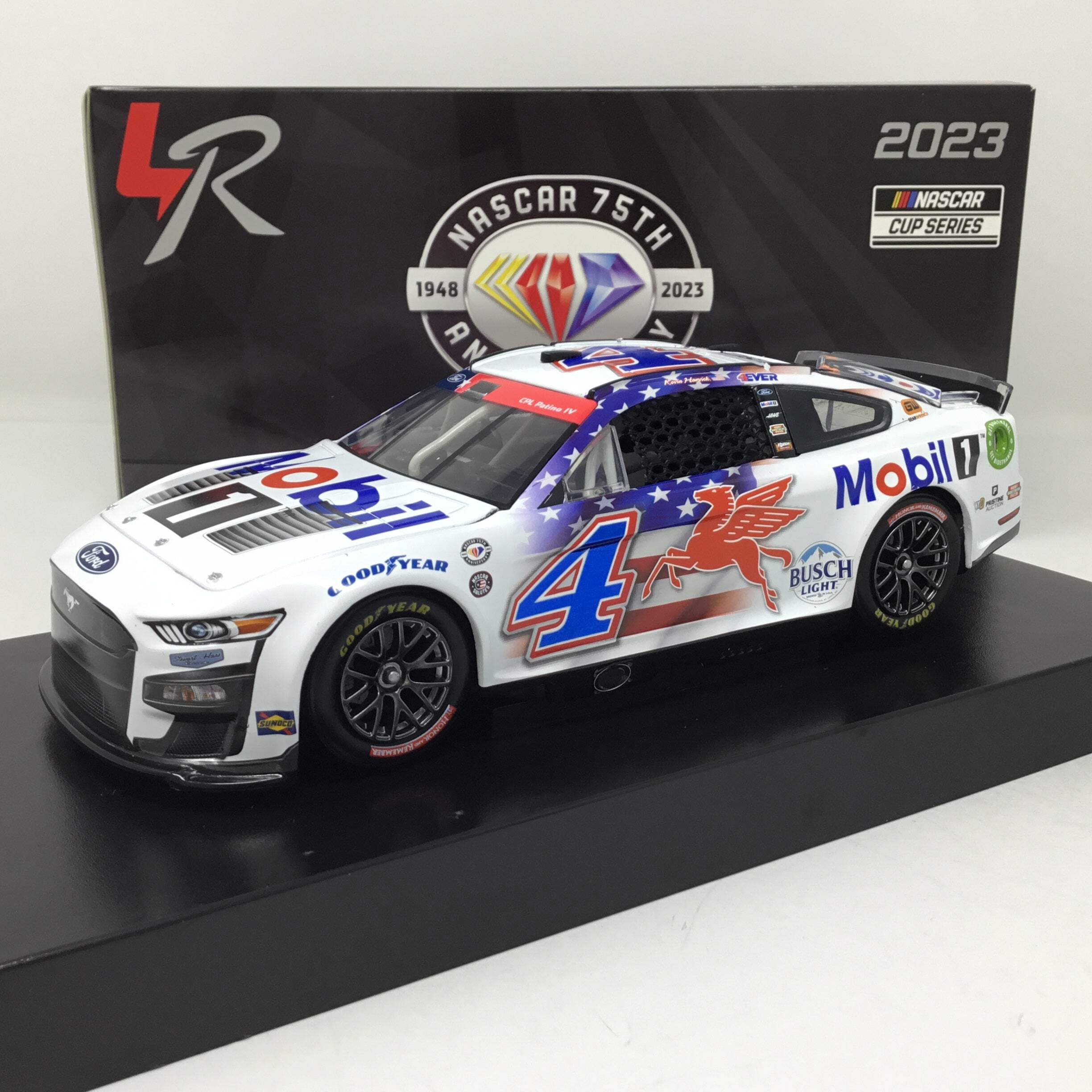 Kevin Harvick 2023 Mobil 1 Salutes Foil Number 1:24 Diecast - Walmart ...