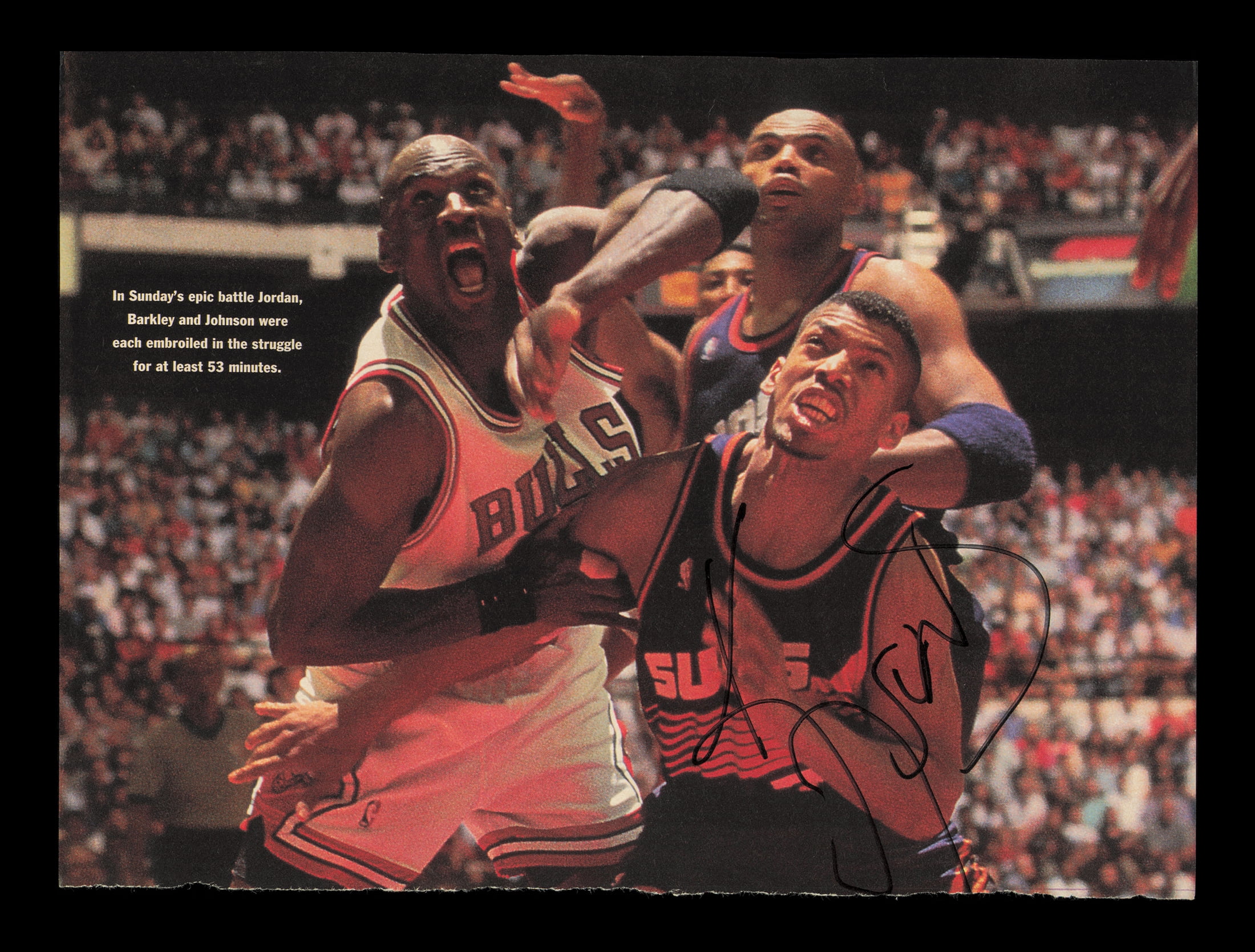 Kevin Johnson Autographed 8x11 Magazine Photo Phoenix Suns SKU #238101 ...