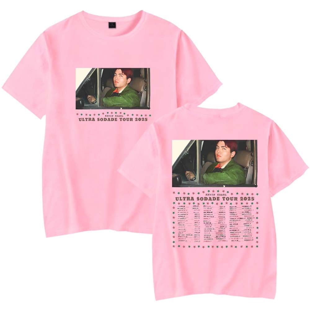 Kevin Kaarl Ultra Sodade Tour 2025 Merch Unisex retro casual round neck ...