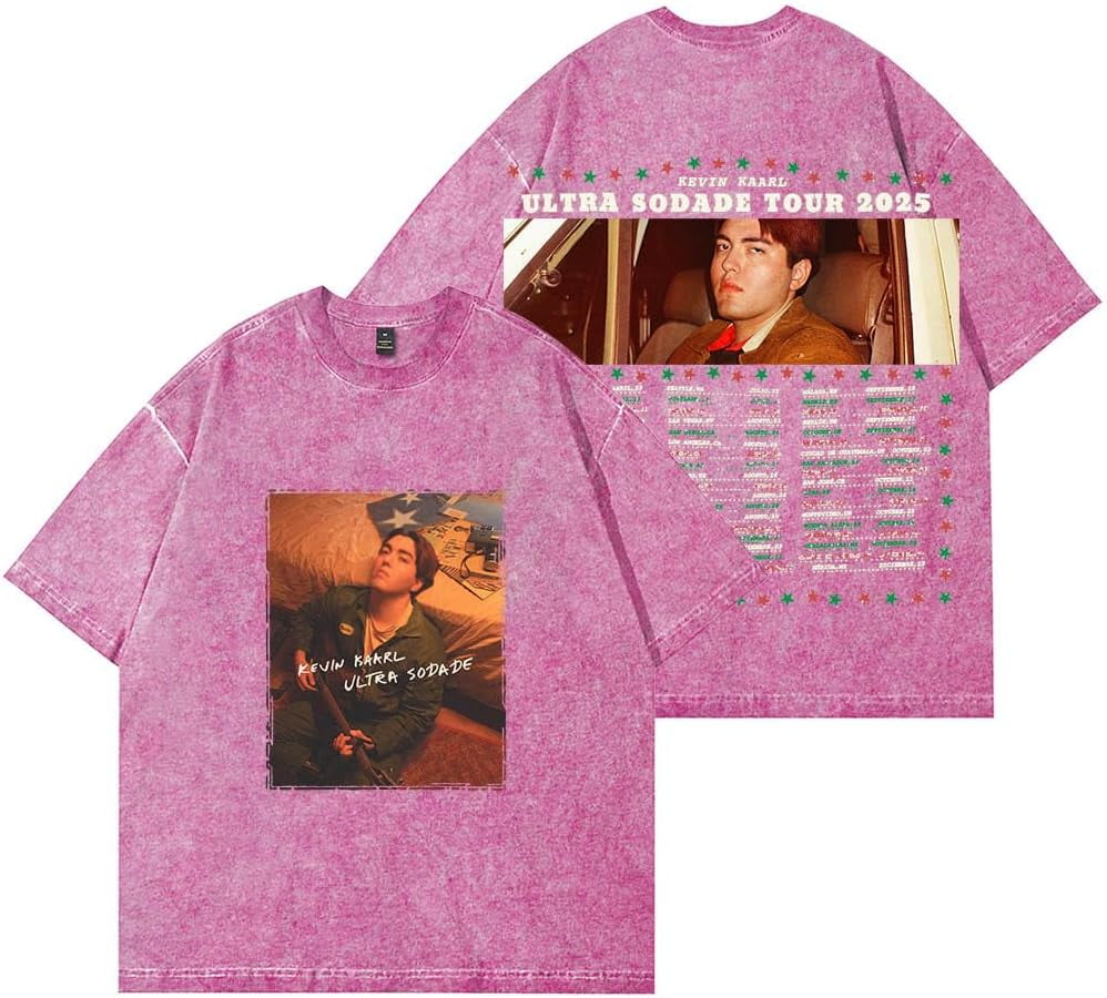 Kevin Kaarl Ultra Sodade Tour 2025 Merch - Vintage Wash Unisex Cotton ...