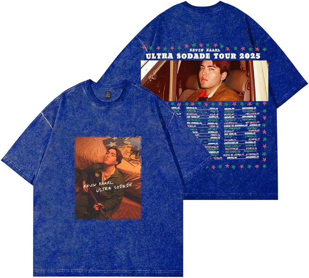 Kevin Kaarl Ultra Sodade Tour 2025 Merch - Vintage Wash Unisex Cotton ...