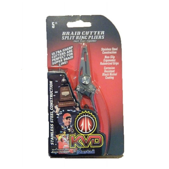 Kevin Van Dam KVD-717SC Mustad 5" German Steel Lure Split Ring CUTS ...