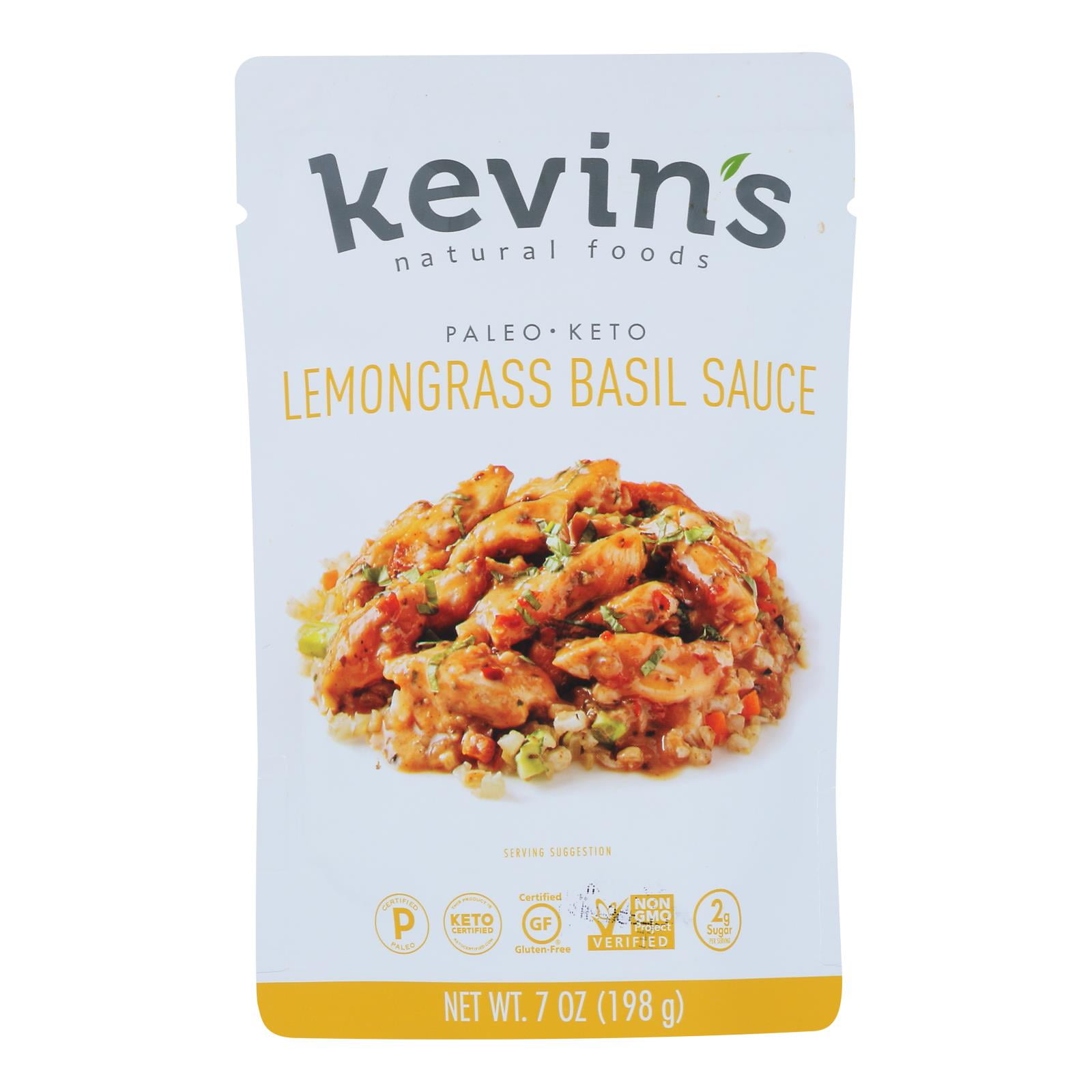 Kevin's Natural Foods - Sauce Lemongrass Basil - Case of 12-7 OZ ...