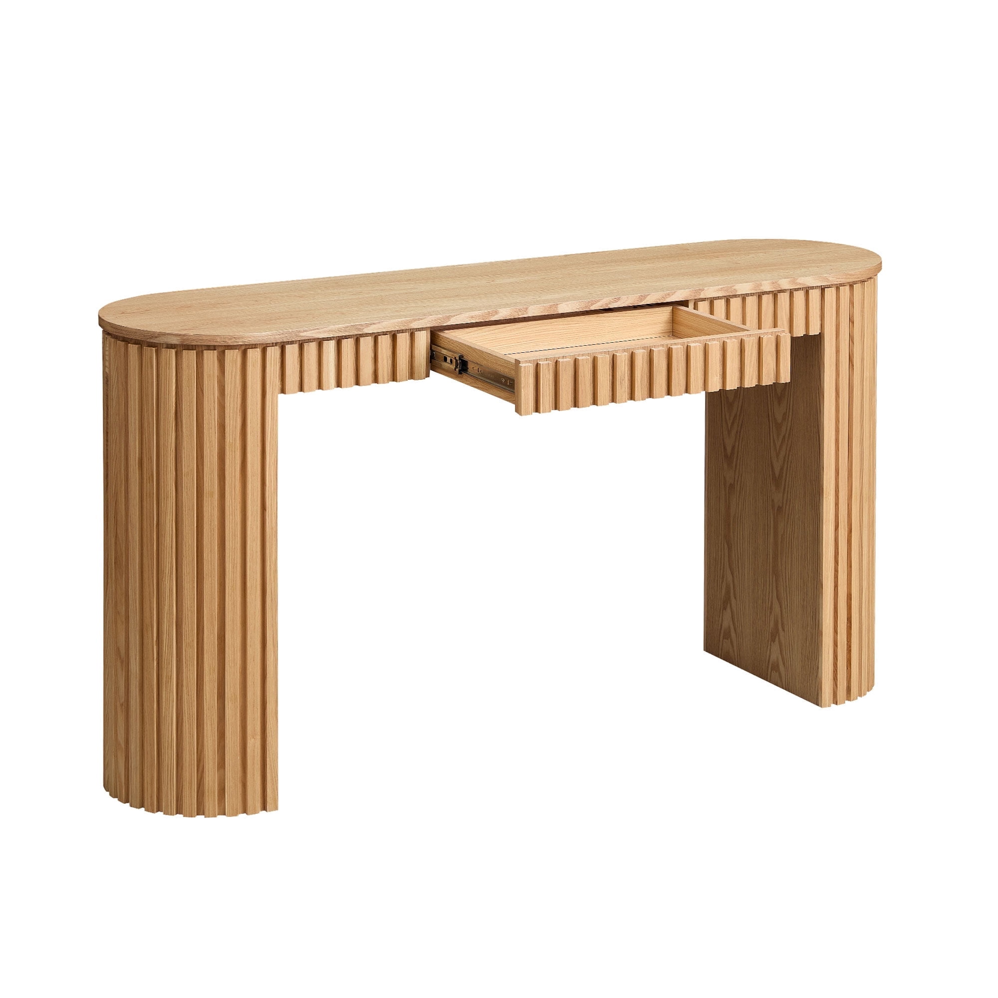 Kevinplus 59.05" Modern Console Table With Drawer for Entryway, Living ...