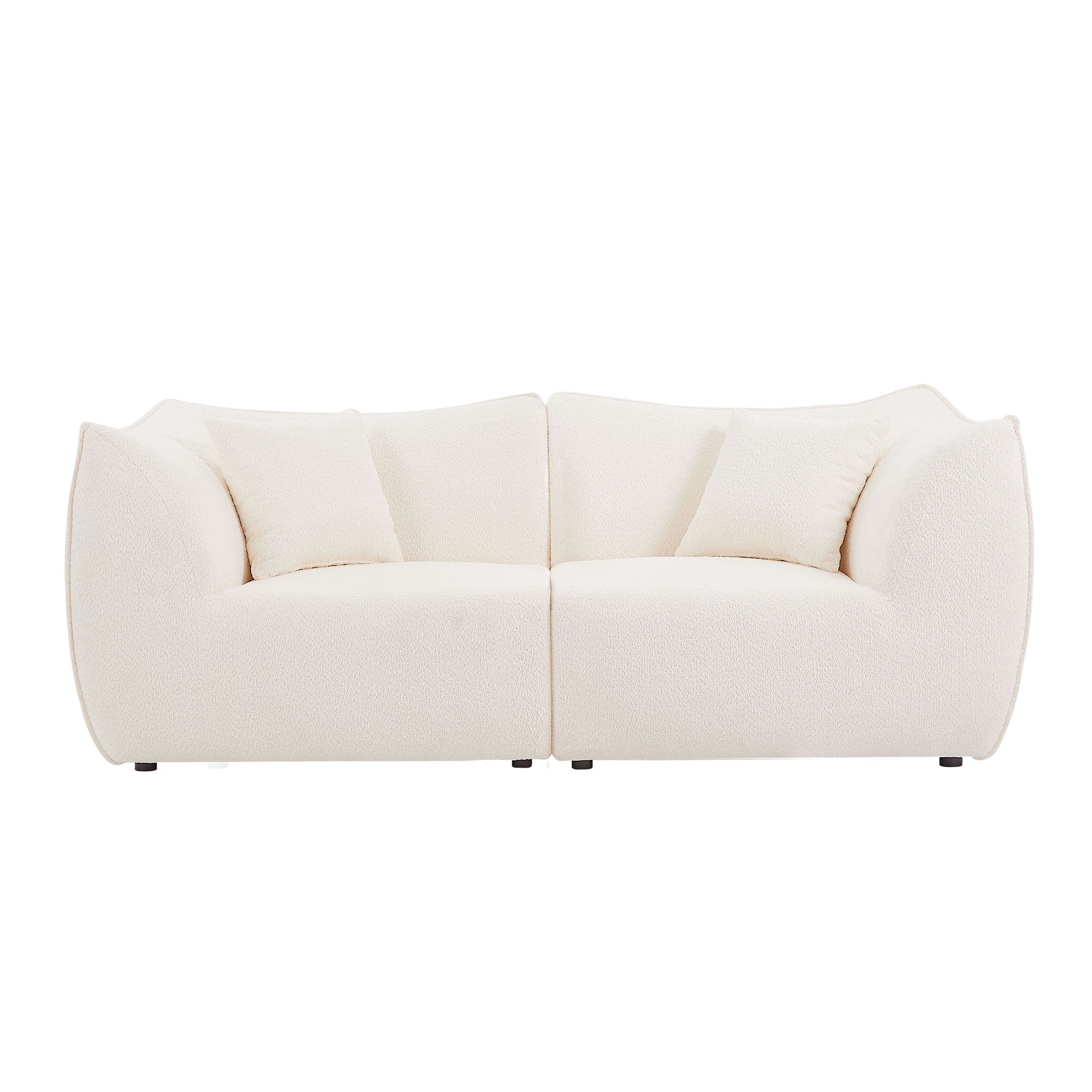 Kevinplus Mid-Century Modern 2 Seater Sofa Couch for Living Room ...