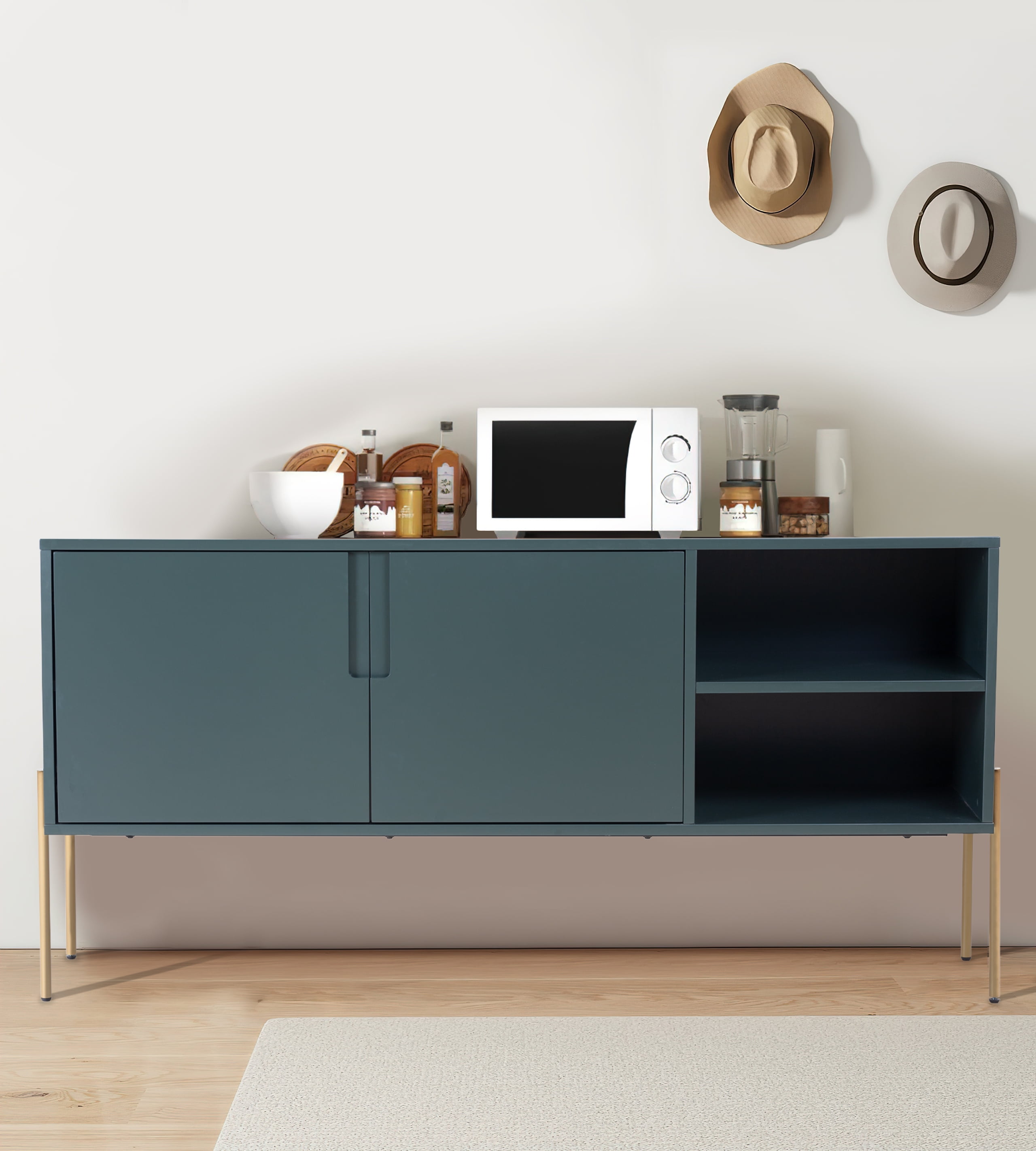 Kevinplus Modern Sideboard Buffet Cabinet or TV Stand with storage ...