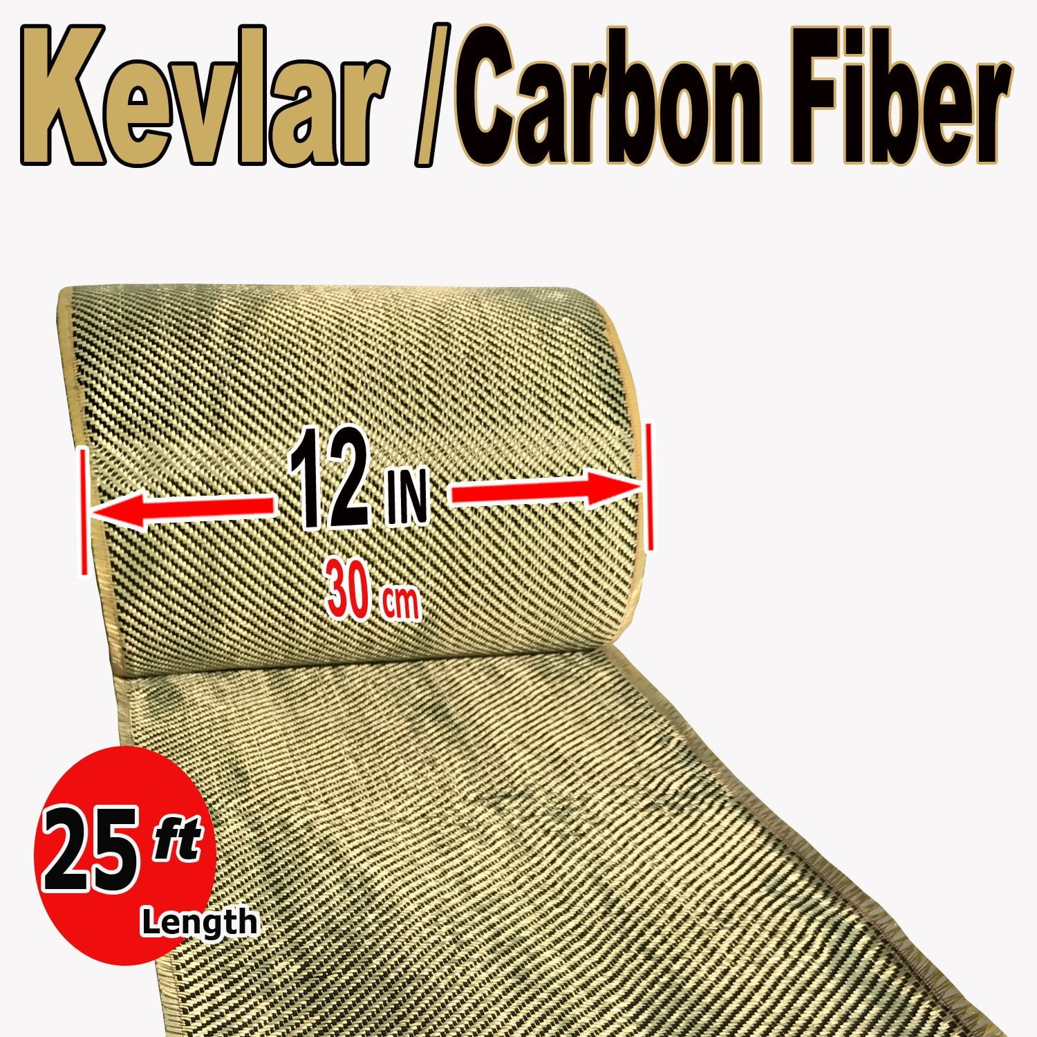 Kevlar 12" Yellow Sewing & Craft Fabric By The Yard 25' - Walmart.com