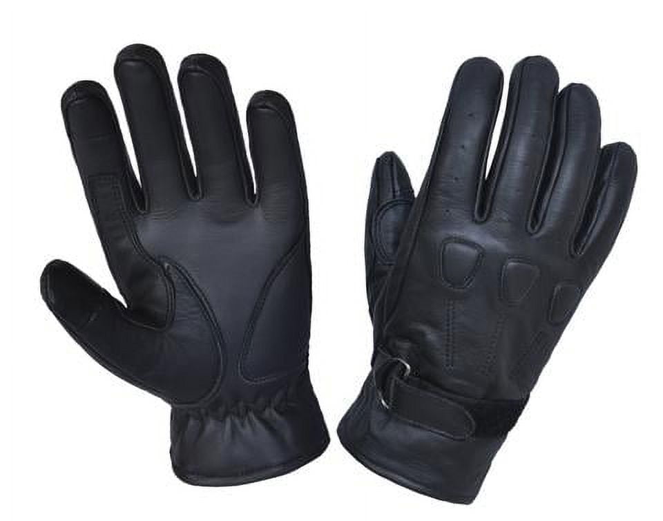 Kevlar Leather Gloves ,Black ,M - Walmart.com