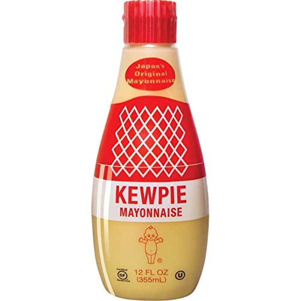 Kewpie Mayonnaise, Japanese Style Mayo Sandwich Spread Squeeze Bottle, 12-Ounce Tube (Pack of 1 ...