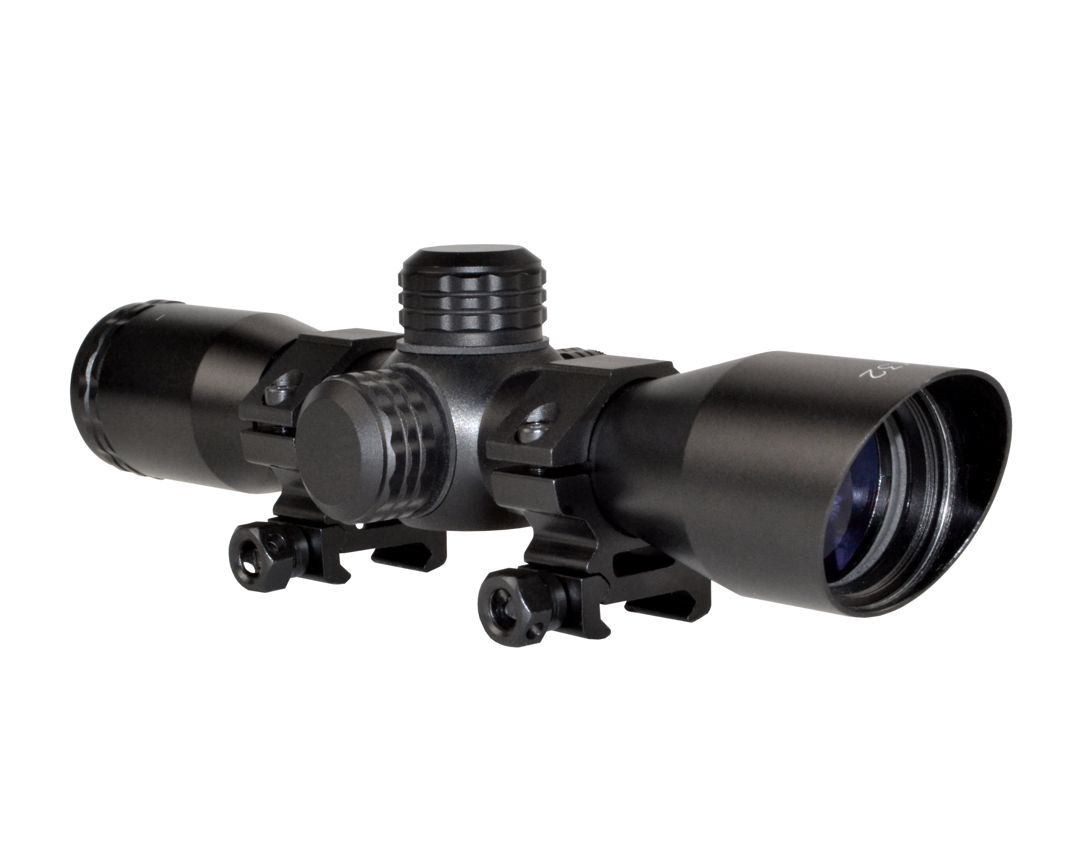 Kexuan Kexuan 4X32 Compact Scope w/ Dovetail Scope Rings, 1 in Tube ...