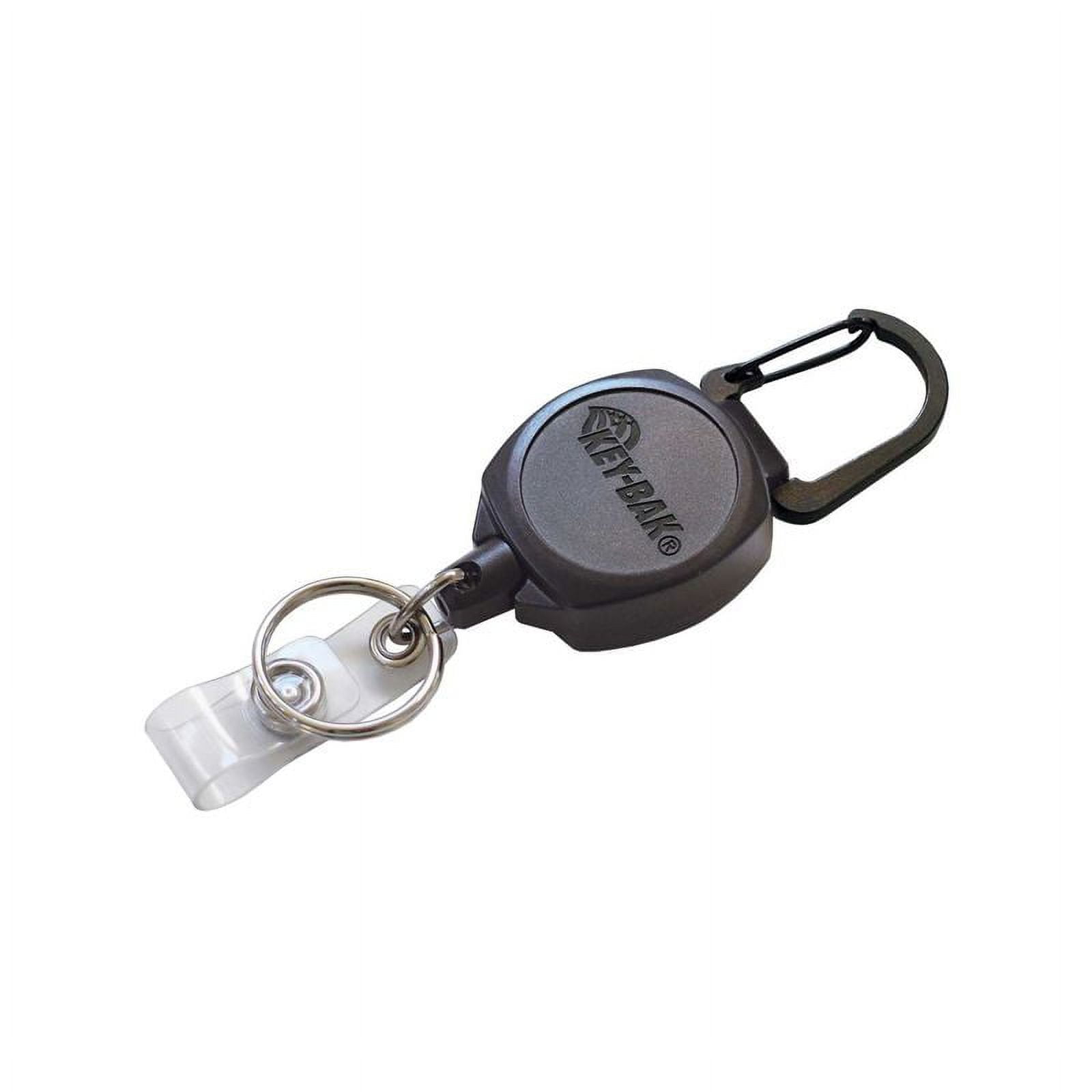 Key-Bak SIDEKICK ID Badge and Retractable Keychain, 24" Kevlar Cord ...