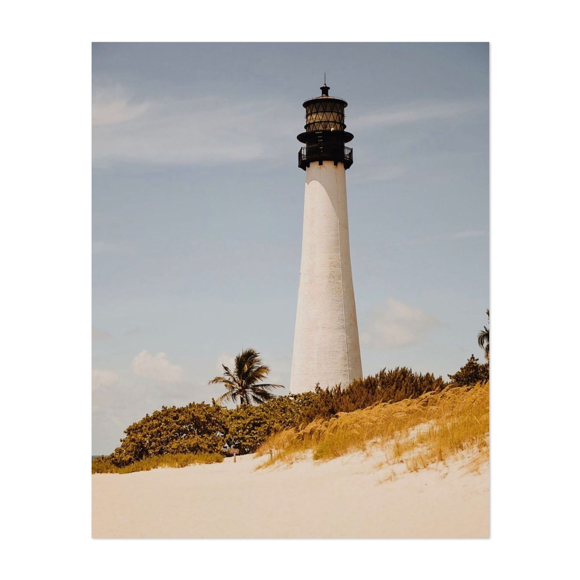 Key Biscayne Lighthouse II - Key Biscayne Florida Photography Unframed ...