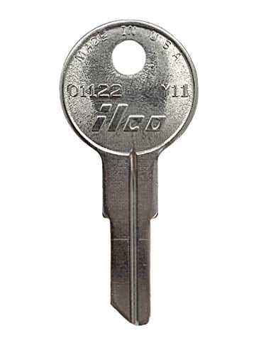 Key Blank, Brass, Type Y11, 5 Pin, 2 of 10 - Walmart.com