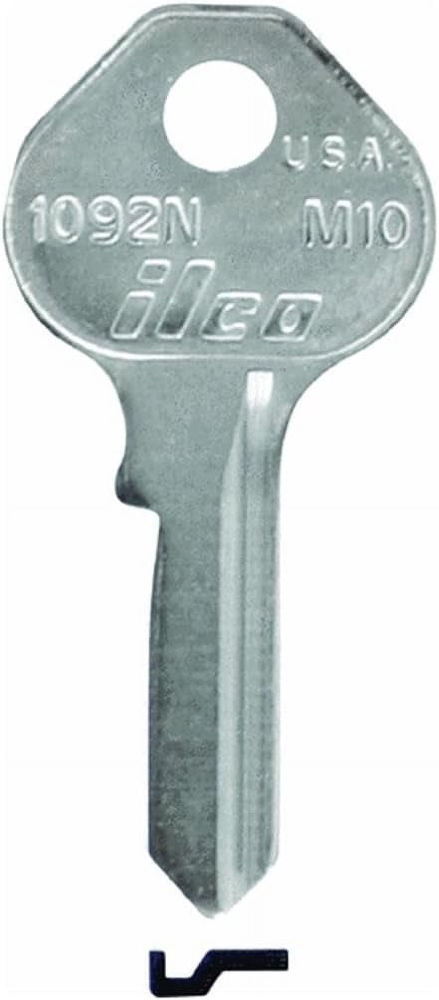 Padlock Key Blank Identification Chart – ICPP
