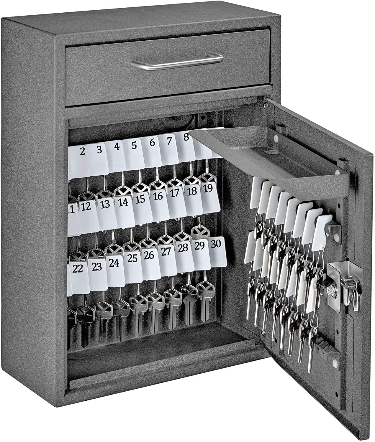 Key Boss Locking Combination Key Cabinet Drop Box, Granite - Walmart.com