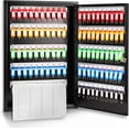 Key Box 100 Position Steel Key Safe Cabinet, Wall Mount Key Holder Lock ...