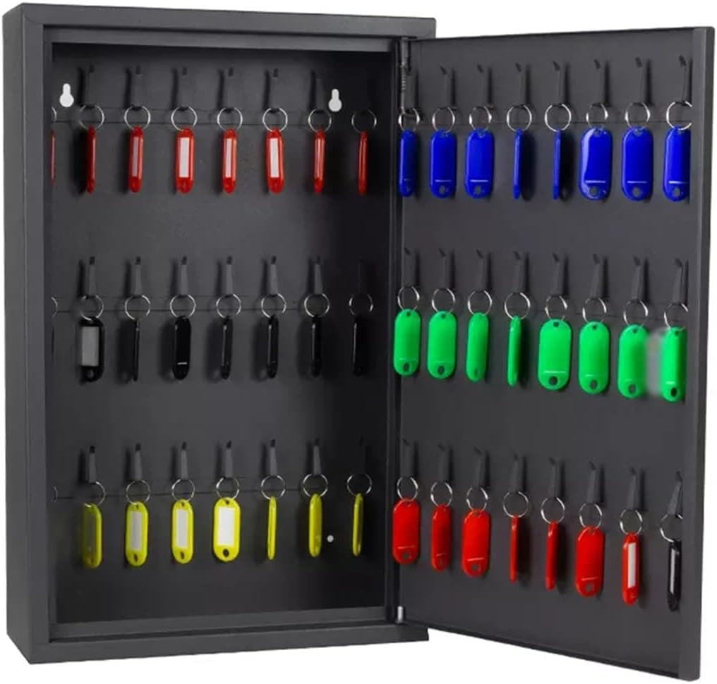 Key Box Wall Mount for Home Indoor Wall-Mounted Key Cabinet, Large ...