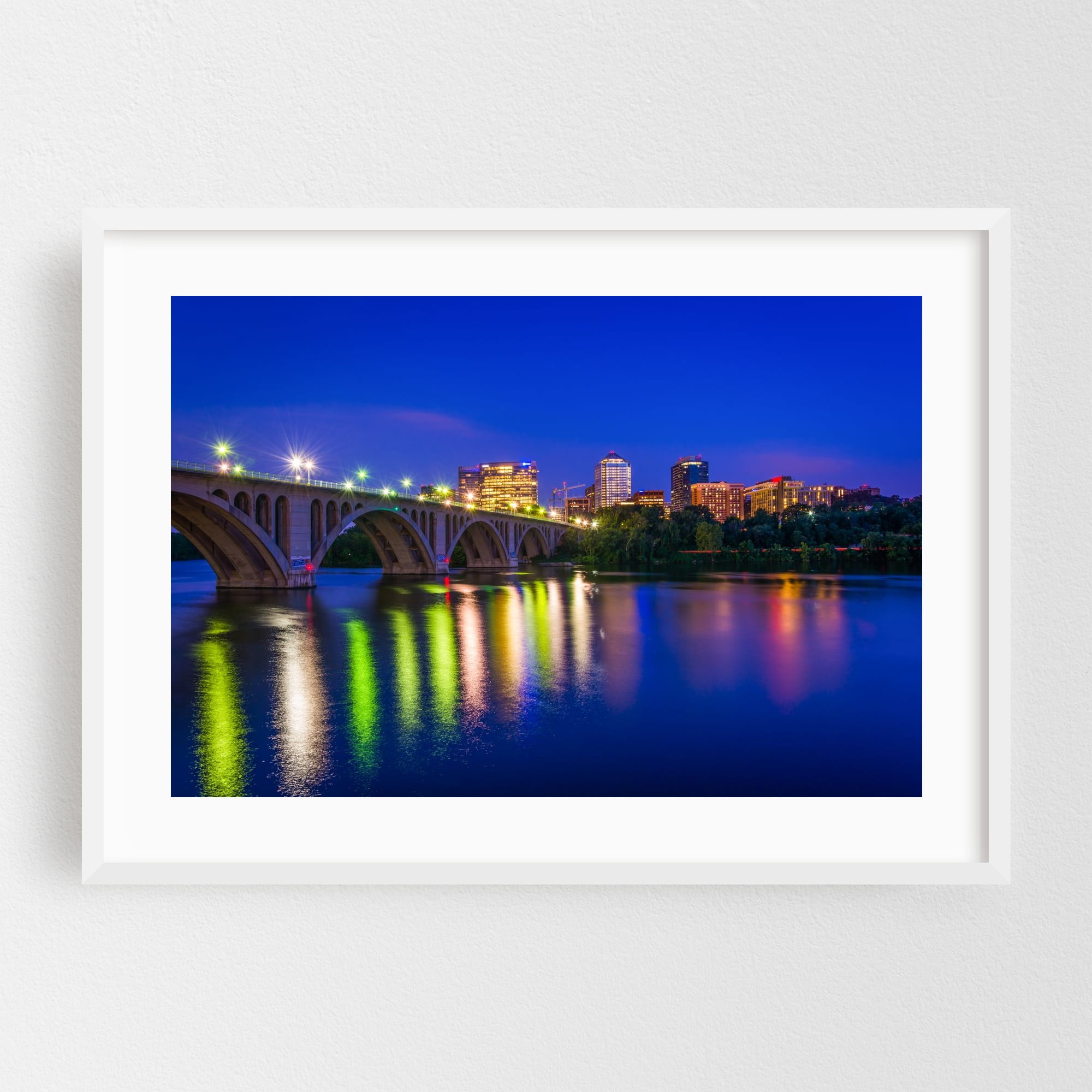 The Key Bridge from Georgetown - Arlington Virginia Photography Bridge ...